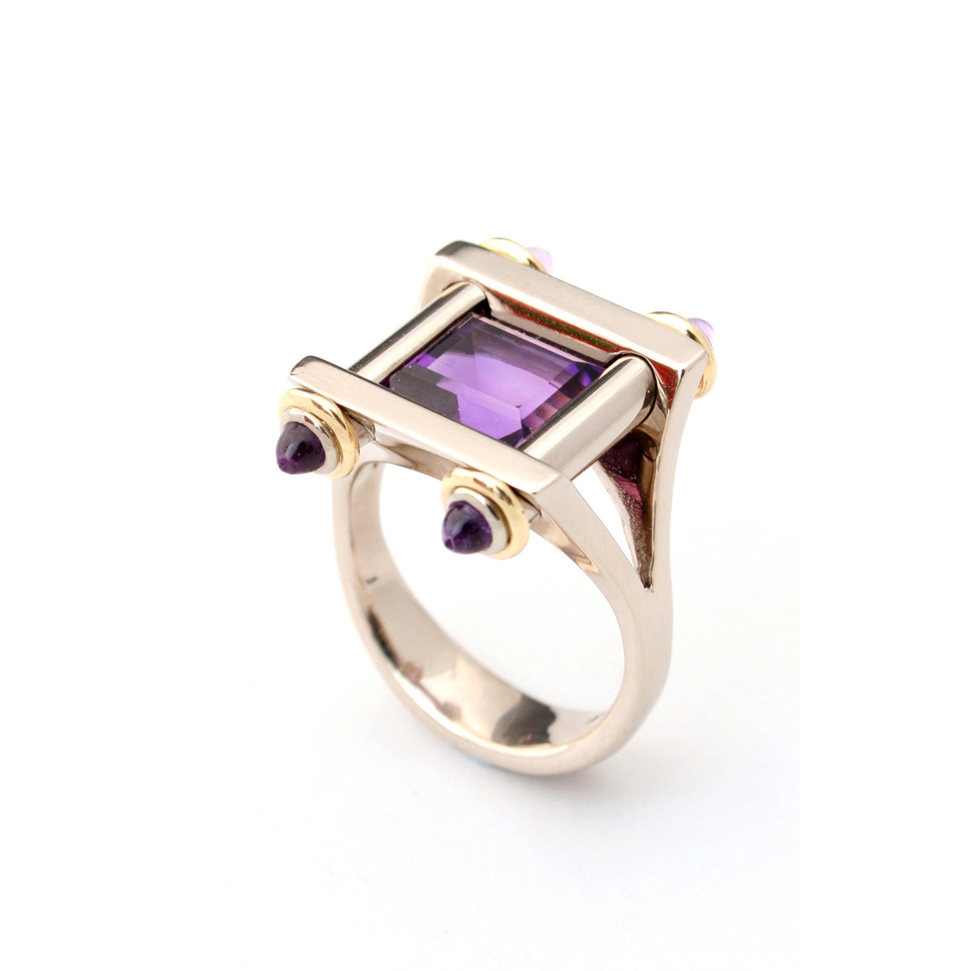 Amethyst Bullet Ring – Alexander Davis