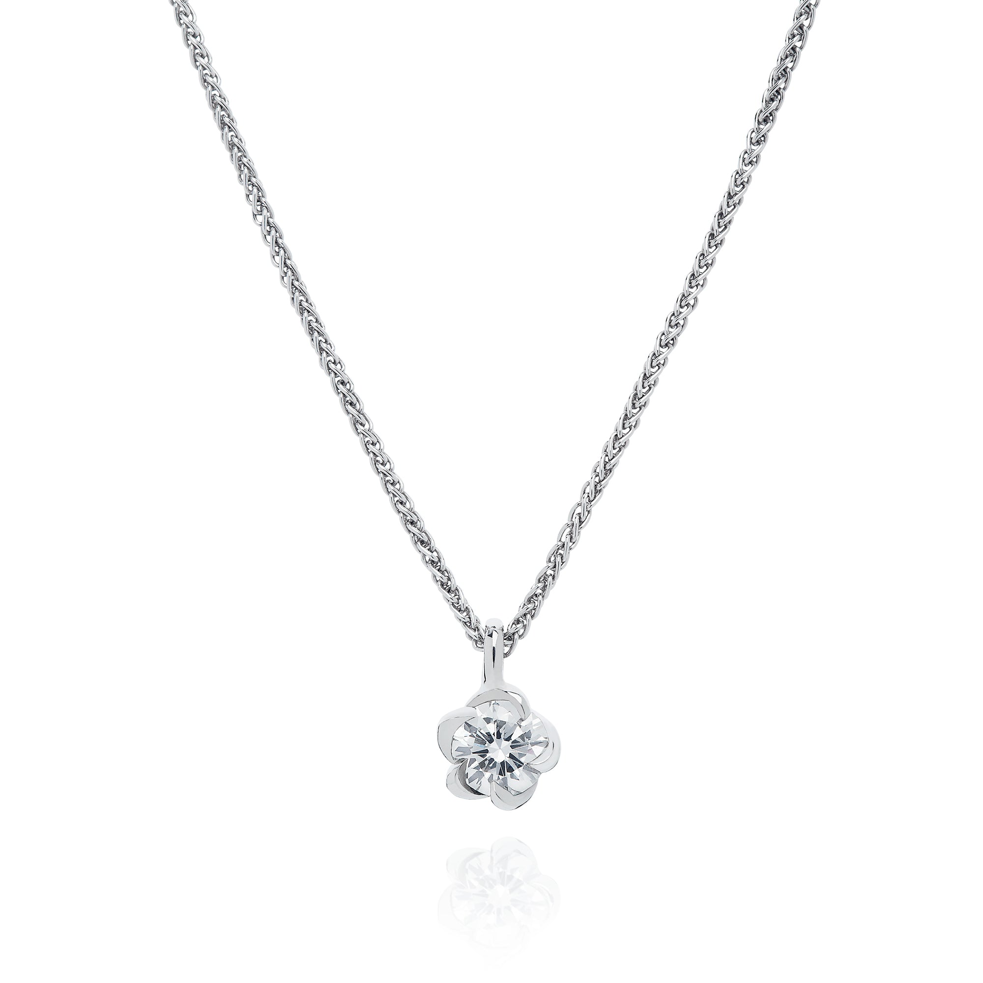 Platinum 0.36ct Deadly Nightshade Diamond Pendant – Alexander Davis